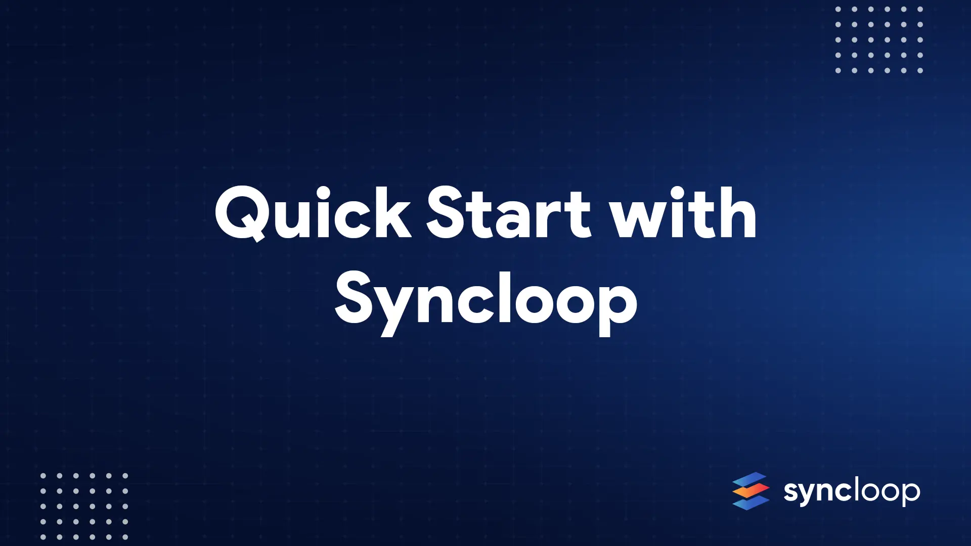Syncloop AI - Connect Agents with Retrieval-Augmented Generation Systems (RAGS)